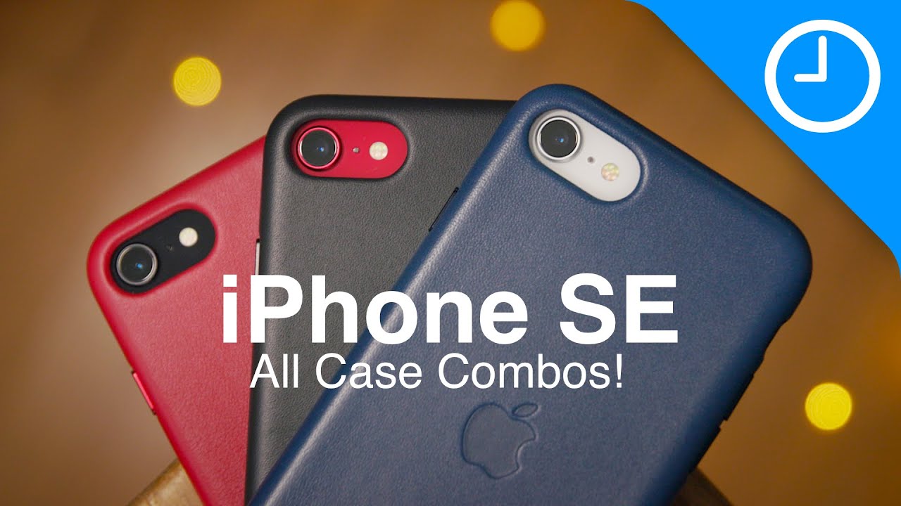 Hands-on: all official iPhone SE case color combinations (18 ...